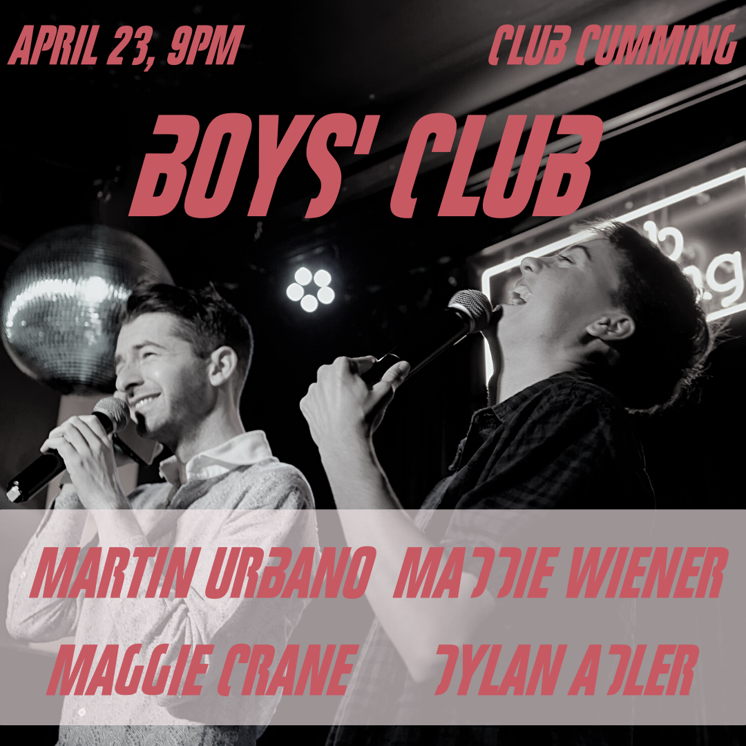 Boys' Club with Conor Janda & Nico Carney — Club Cumming