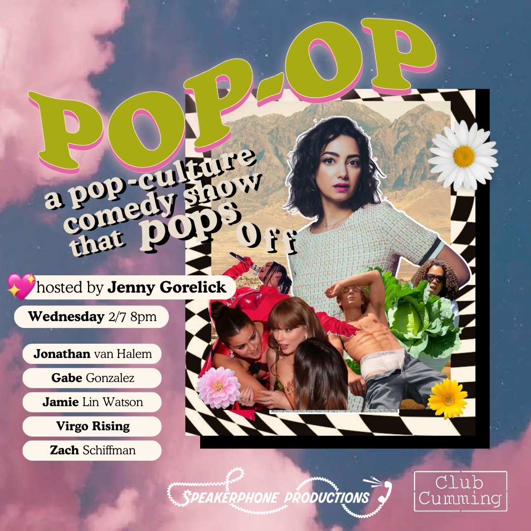 PopOp! The Pop Culture Comedy Show — Club Cumming