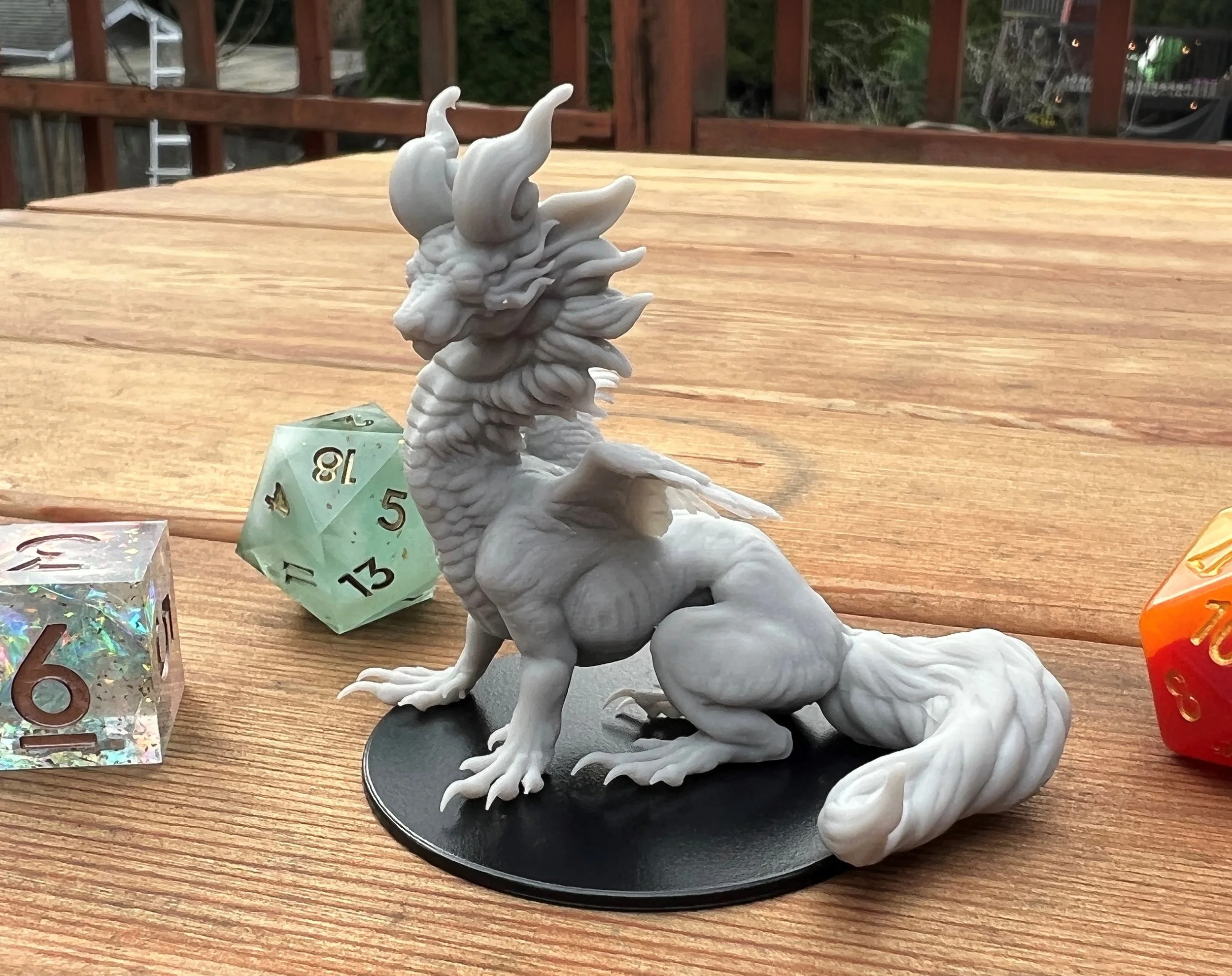 Fox Dragon Resin Prints — The Art of Audre 'Charamath' Schutte