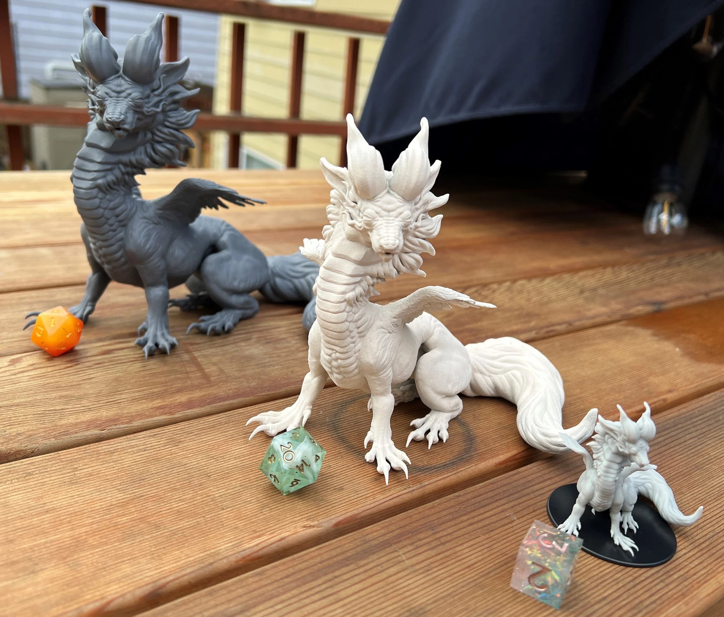Fox Dragon Resin Prints — The Art of Audre 'Charamath' Schutte