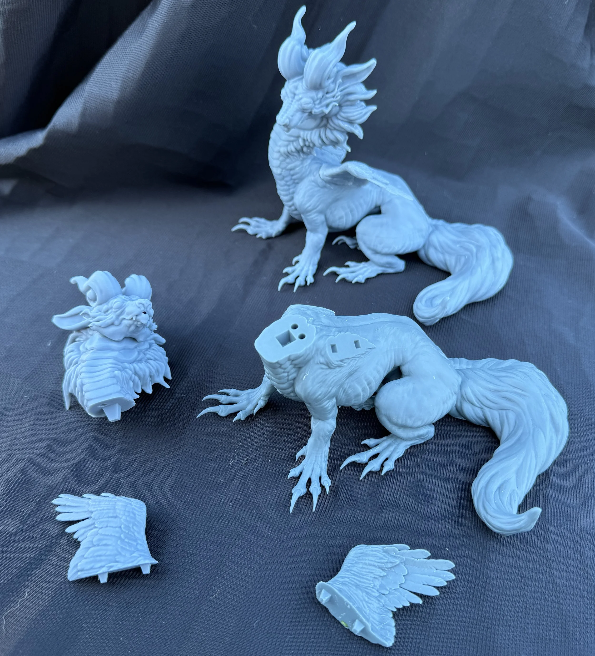 Fox Dragon Resin Prints — The Art of Audre 'Charamath' Schutte