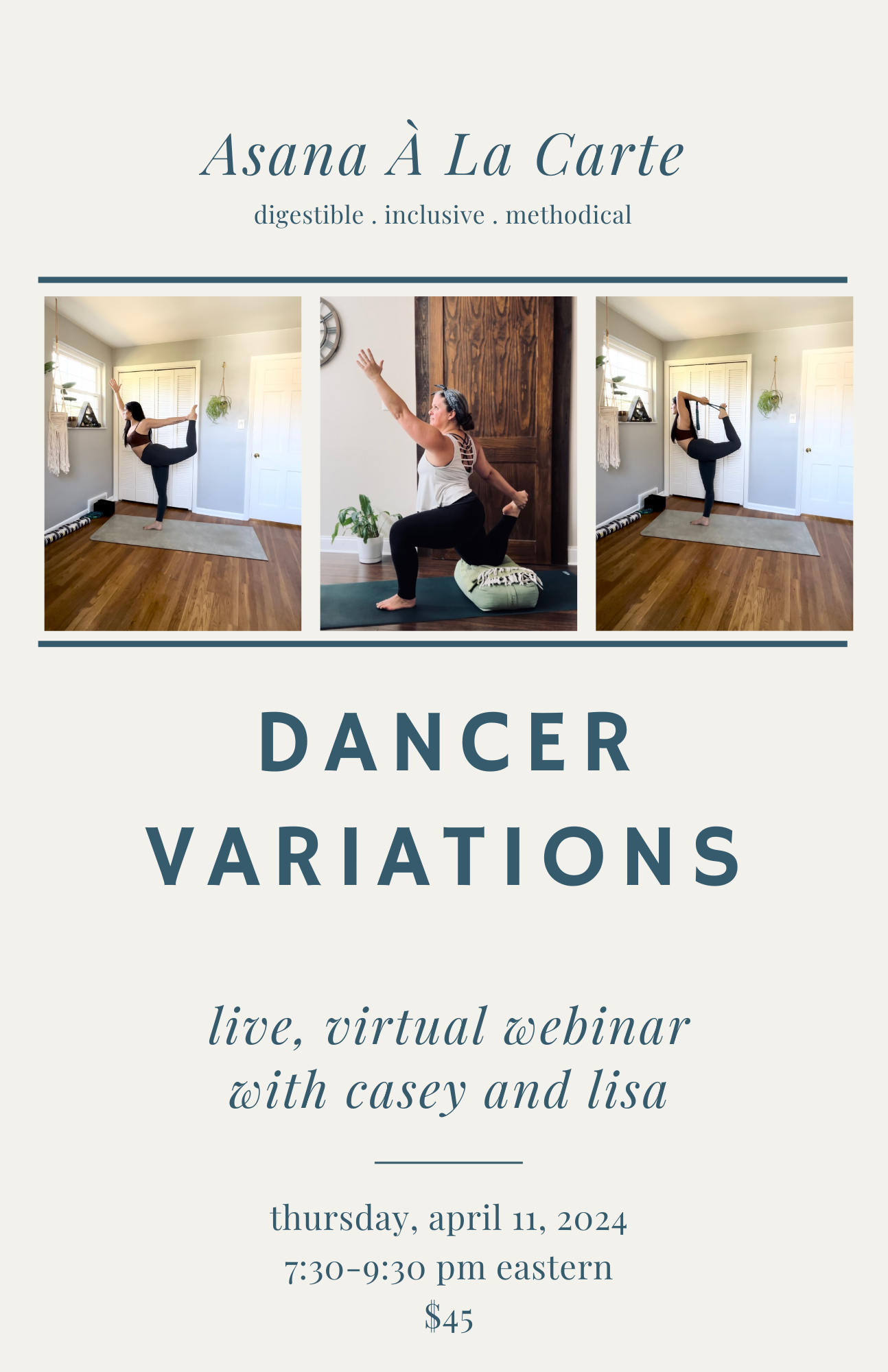Asana À La Carte — Lisa Rischitelli