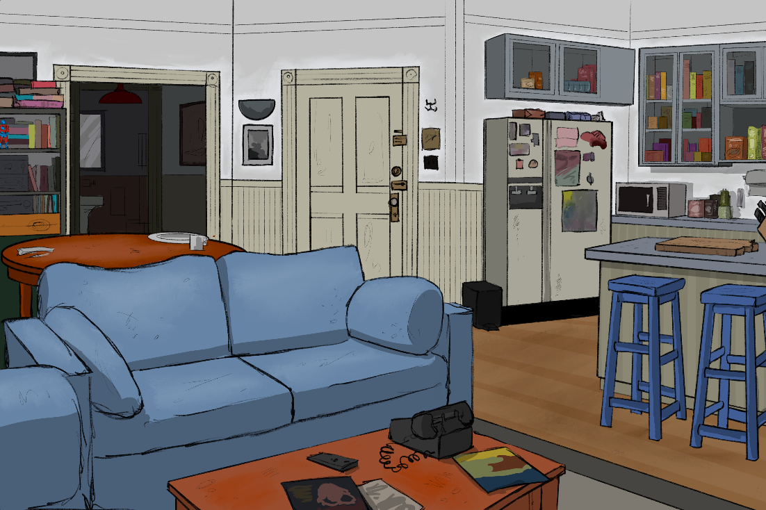 Seinfeld Living Room