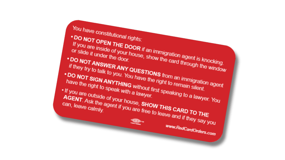 Red Card Info — ILAP Maine