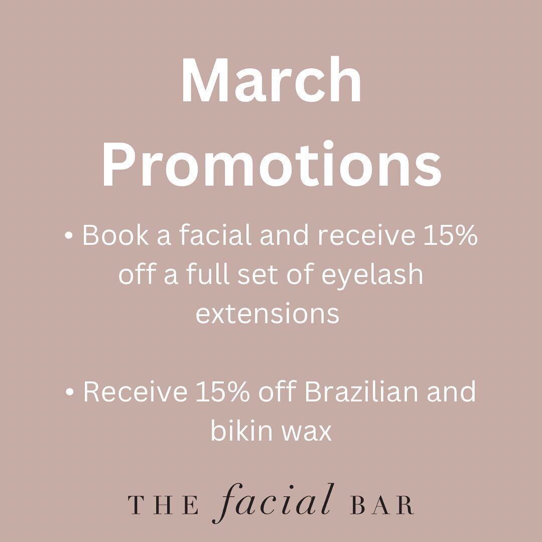 Book Now — The Facial Bar