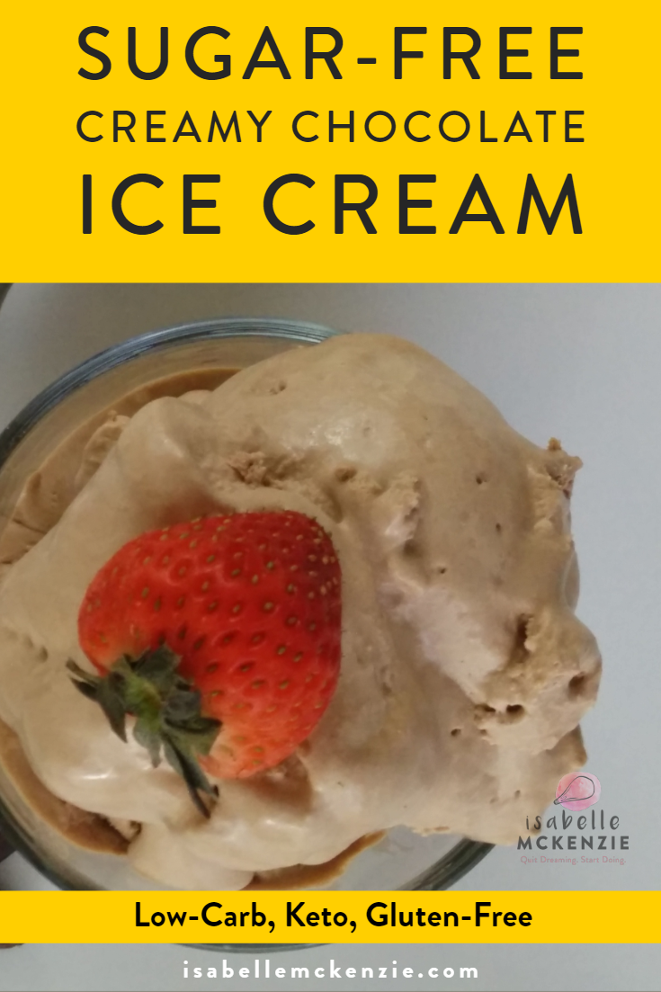 The Best Creamy Sugar-Free Chocolate Ice Cream (Keto, Diabetes Friendly ...