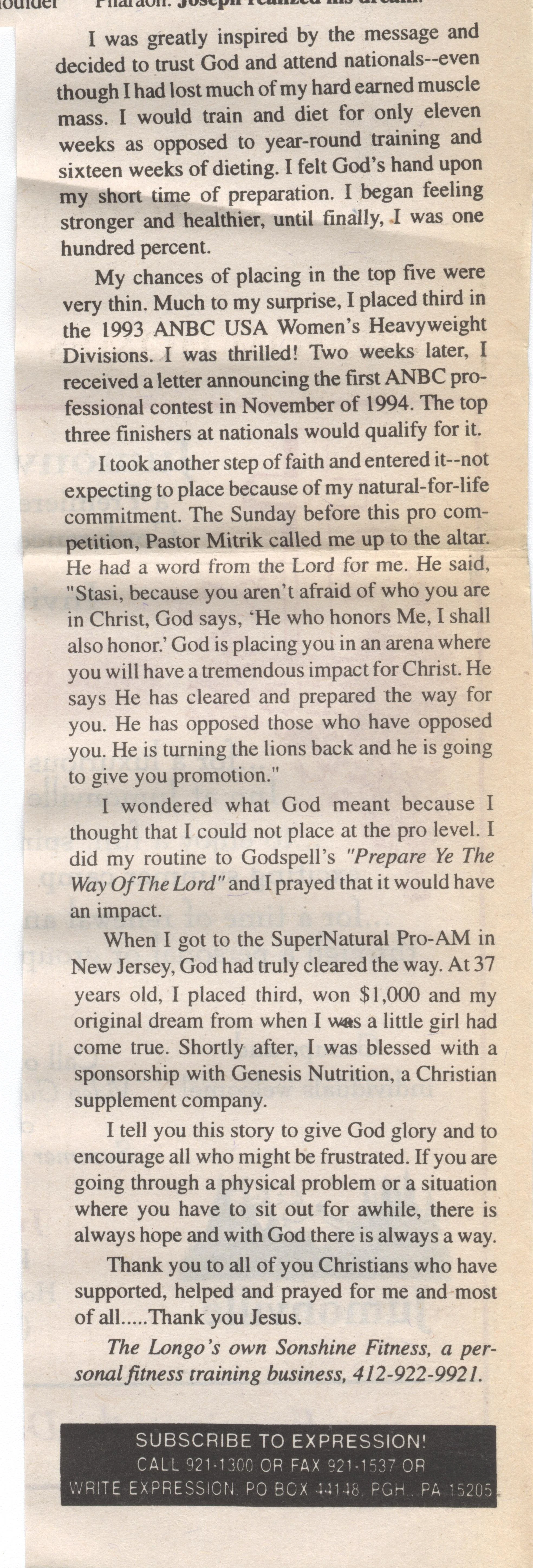 Stasi Longo | Natural Female Bodybuilder | PRO MS Universe