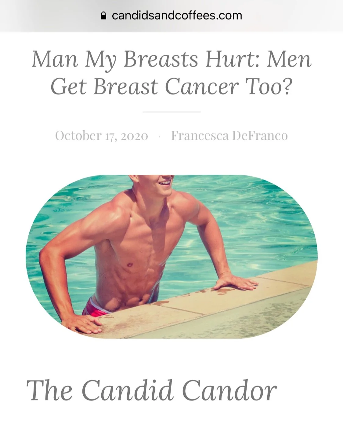 CandidsAndCoffee - The Candid Candor — Breast Cancer Hub