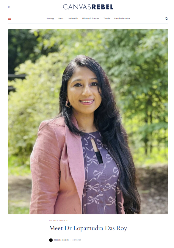 Dr Lopamudra Das Roy - CanvasREBEL 2023 — Breast Cancer Hub