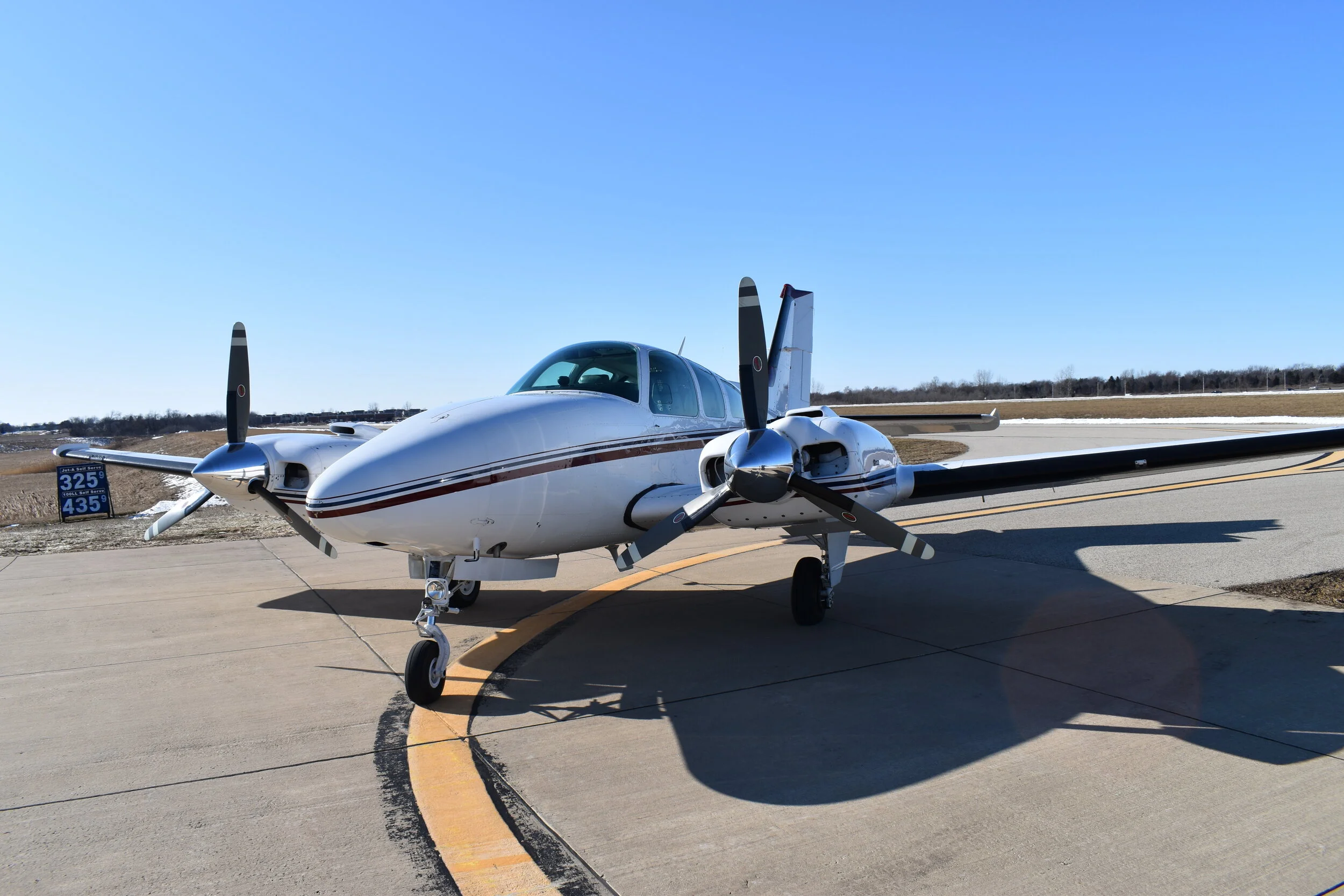 1980 Beechcraft Baron E55 — AKC AVIATION