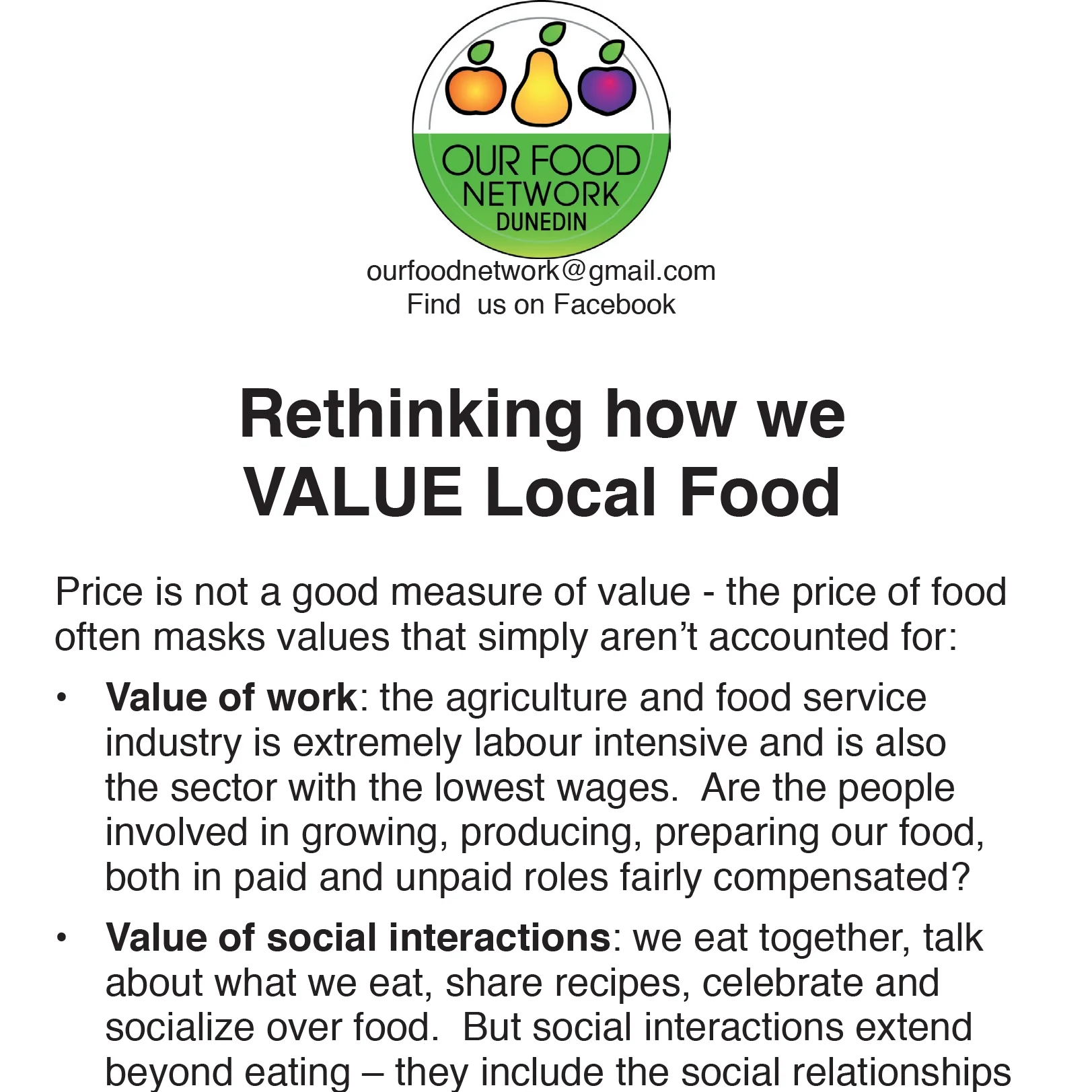 Resources — Our Food Network