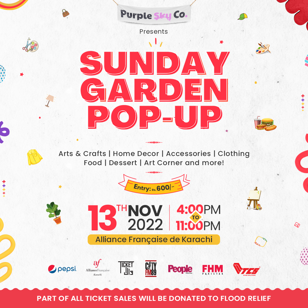 Sunday Garden Pop-Up — Alliance Française de Karachi