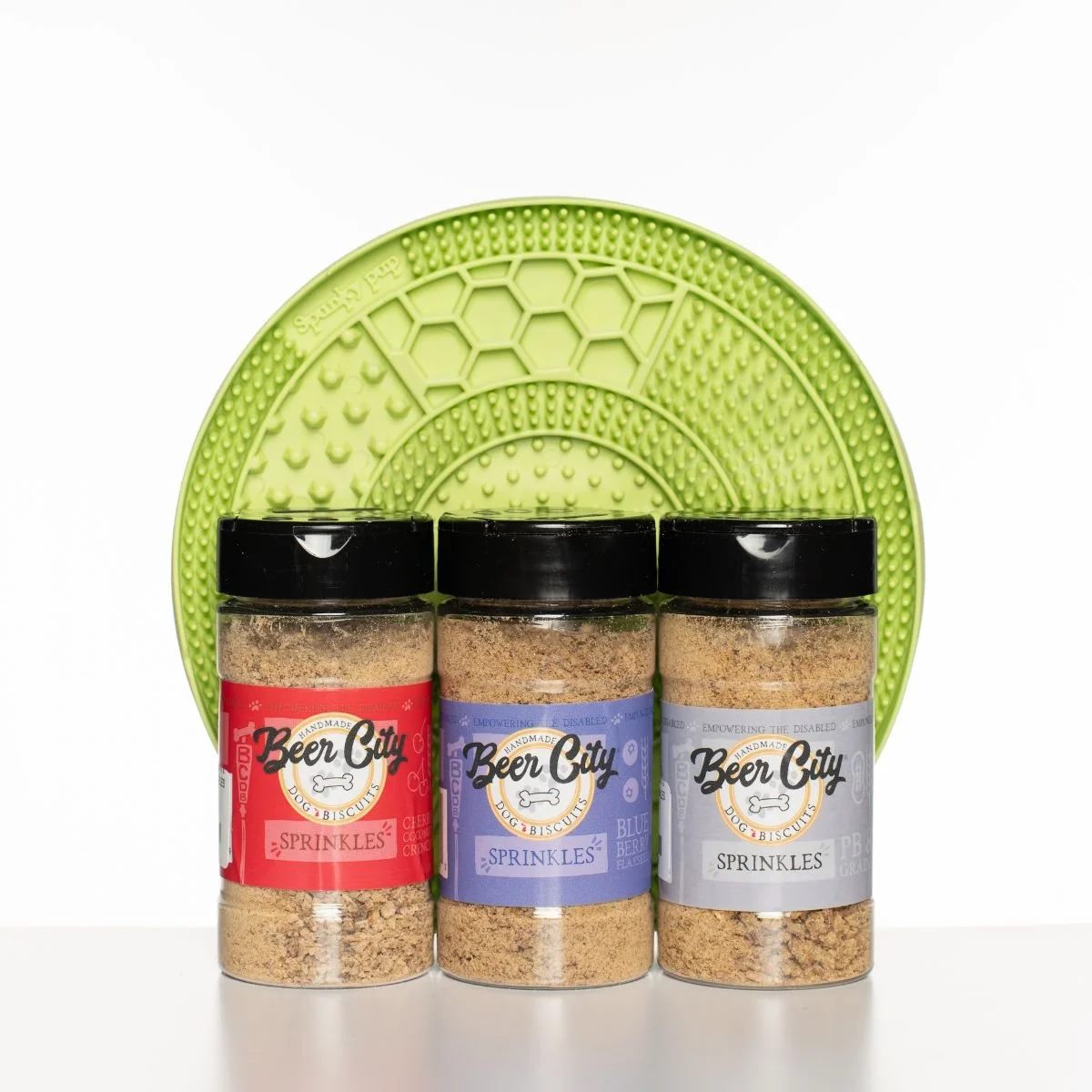Dog Lick Pad & Sprinkles Bundle — Beer City Dog Biscuits