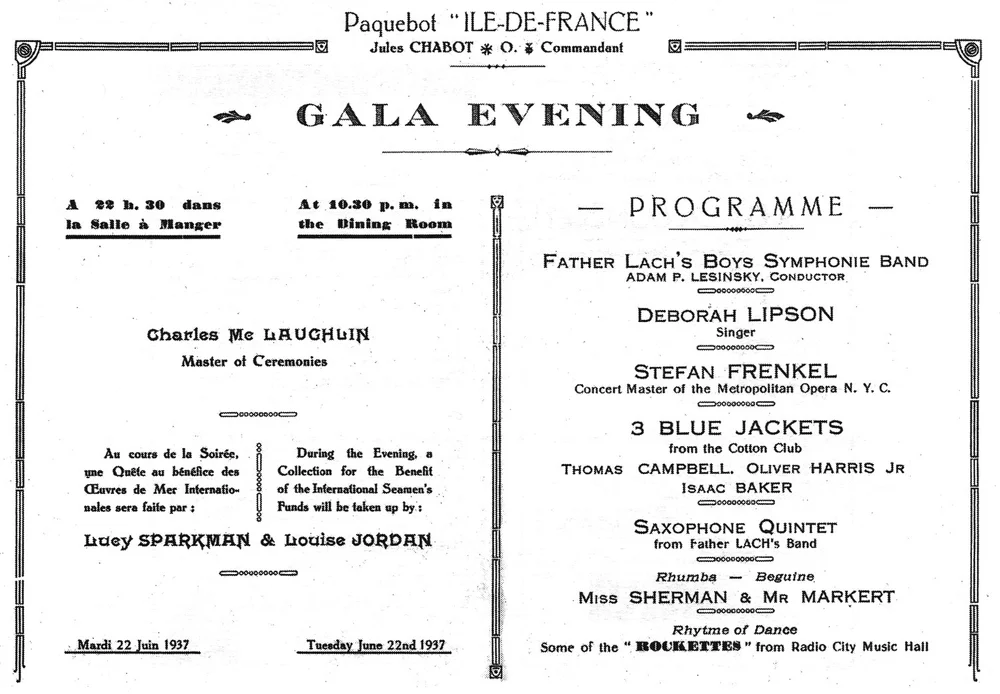 Father Lach's 1937 European Band Tour — Whiting-Robertsdale Historical ...