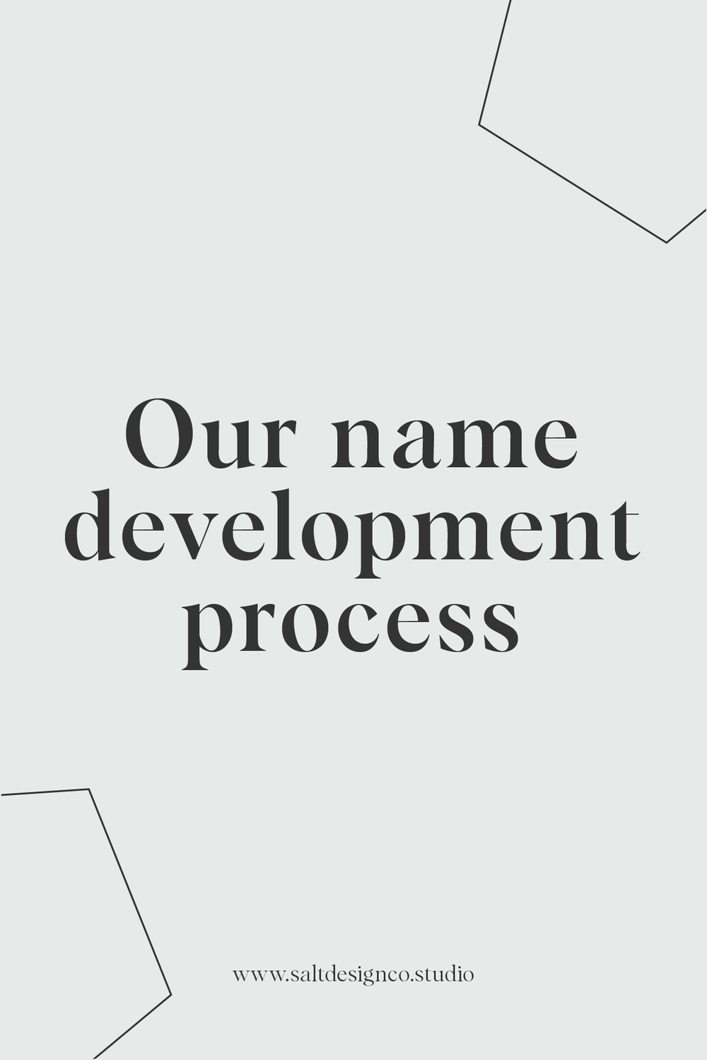Our Name Development Process For Small Business Branding — Salt Design Co.
