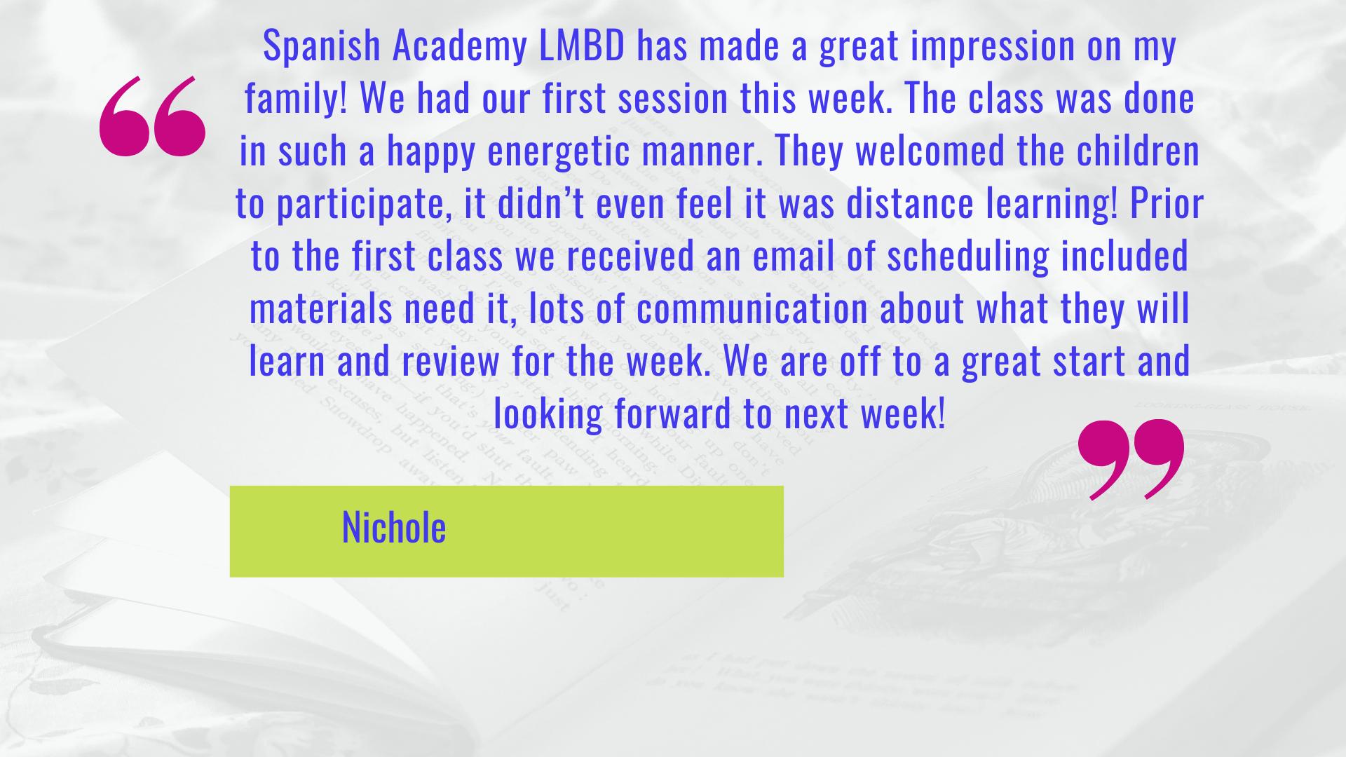 Spanish Academy LMBD