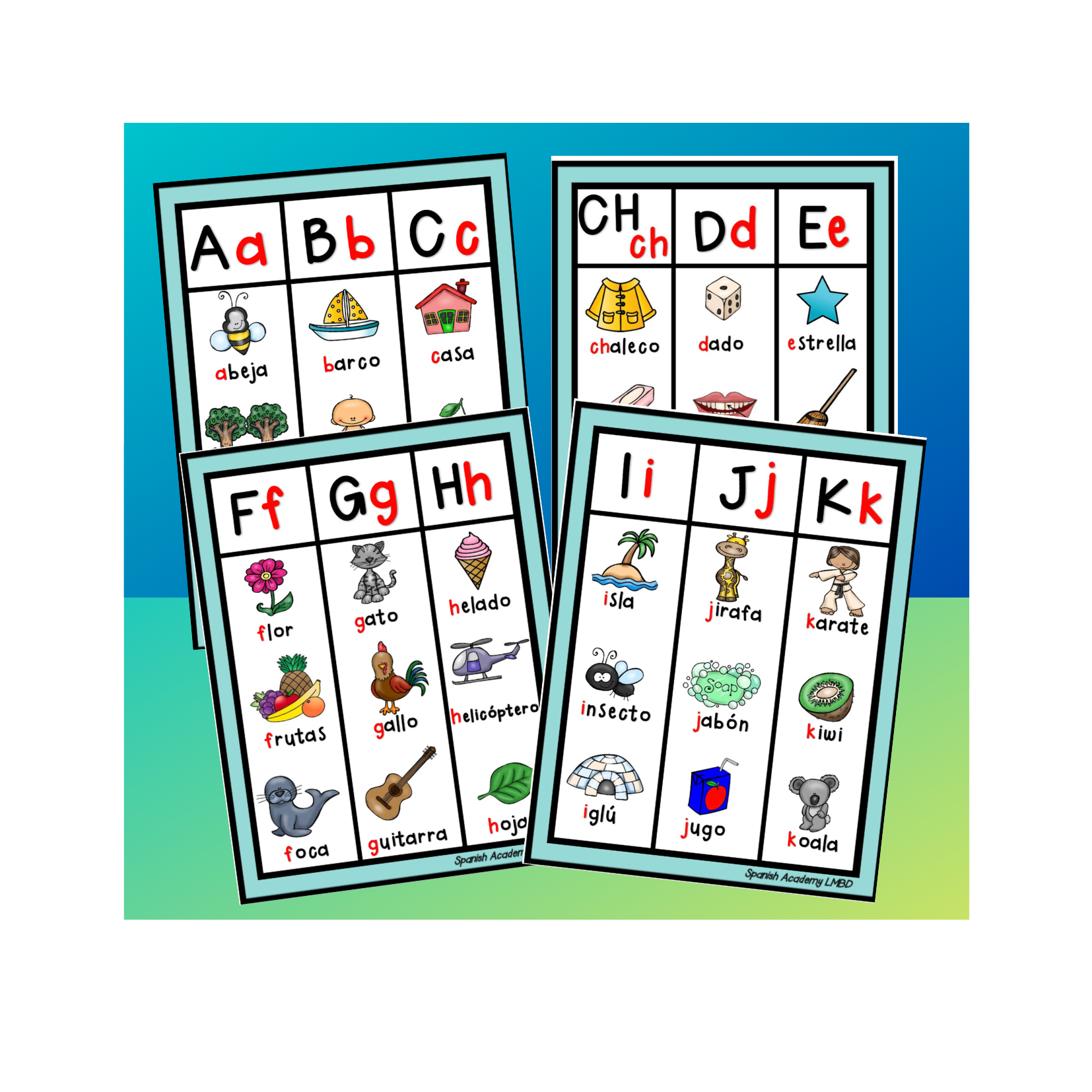 The Alphabet - El Alfabeto — Spanish Academy LMBD