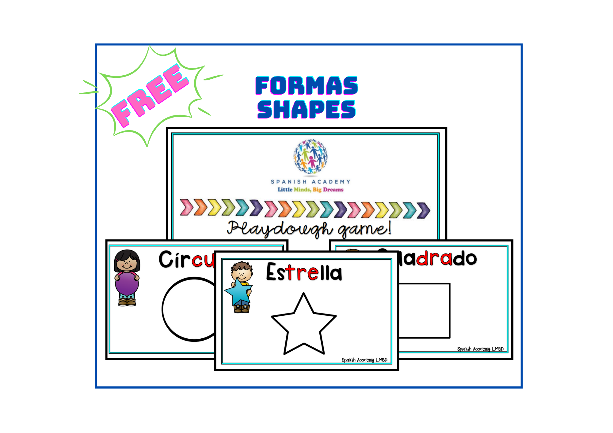 Shapes- Las Formas (Playdough Activity) — Spanish Academy LMBD