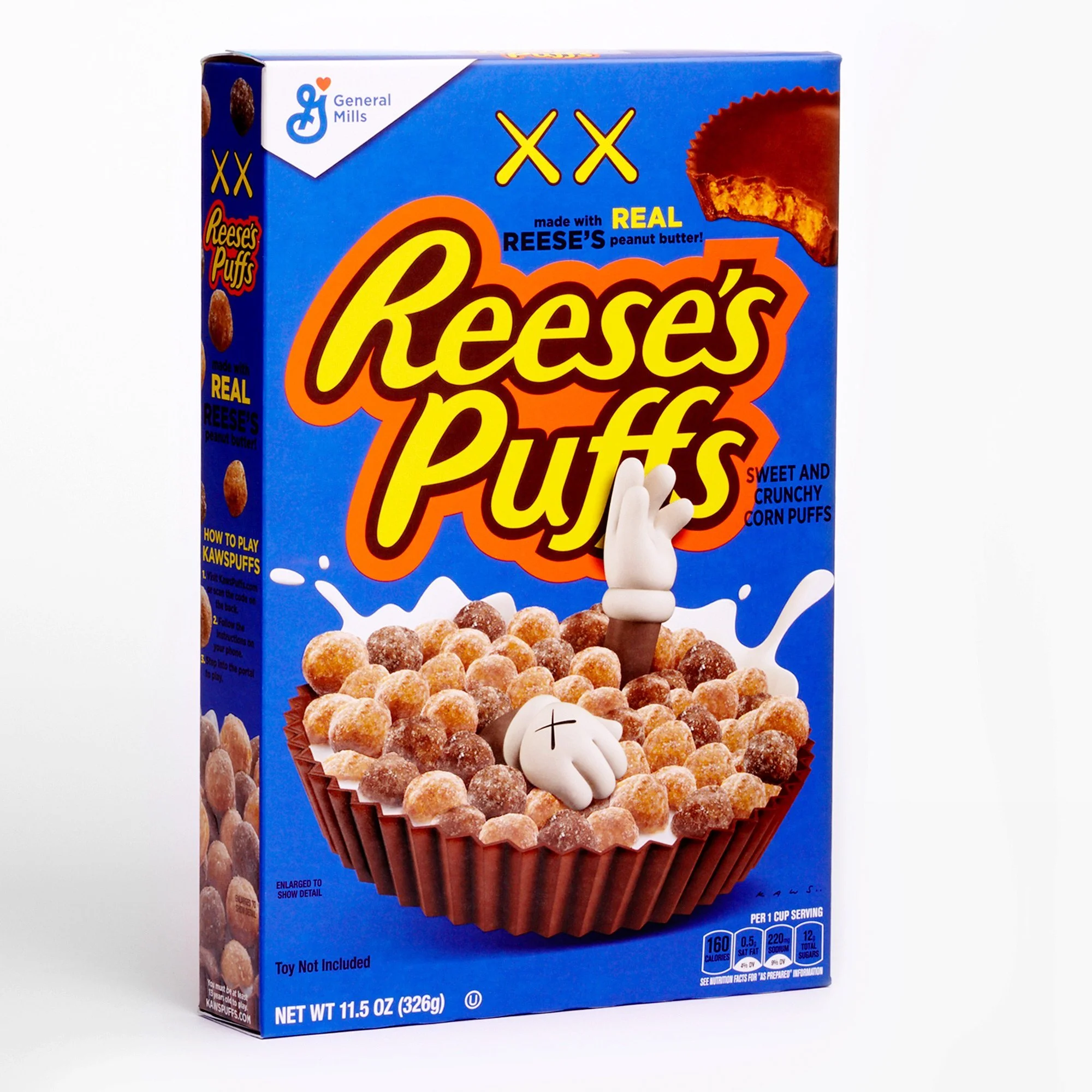 KAWS LIMITED EDITION REESE'S CEREAL BOX