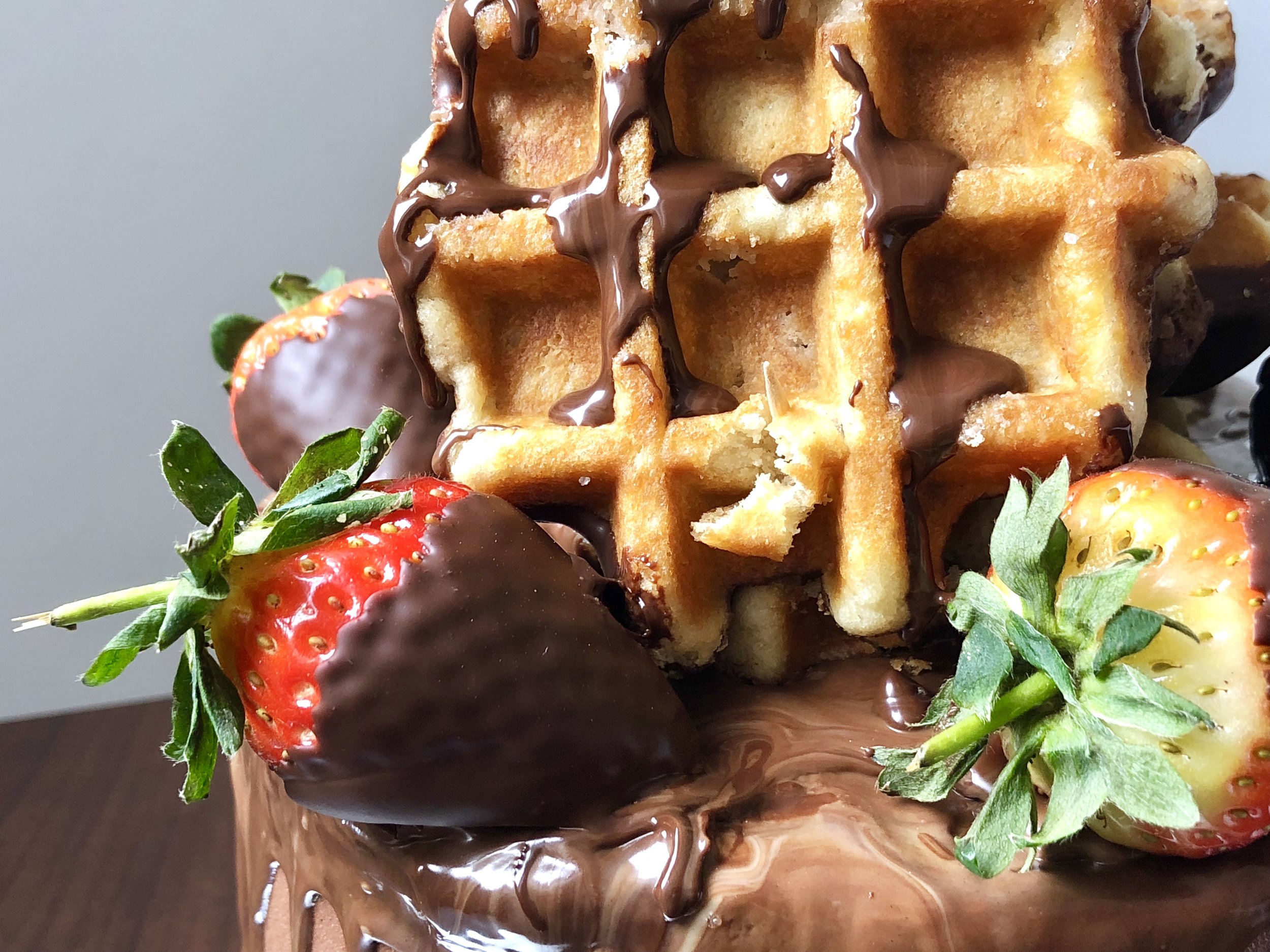 Chocolate Waffle Cake — EatWithArli