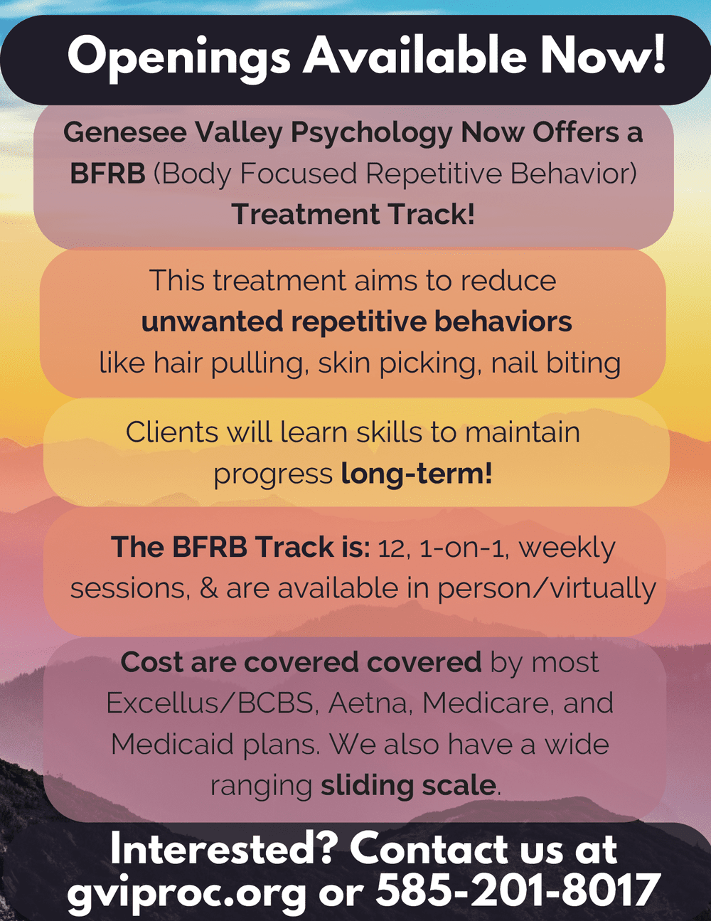 Genesee Valley Psychology — OCD Clinic with locations in Rochester and ...