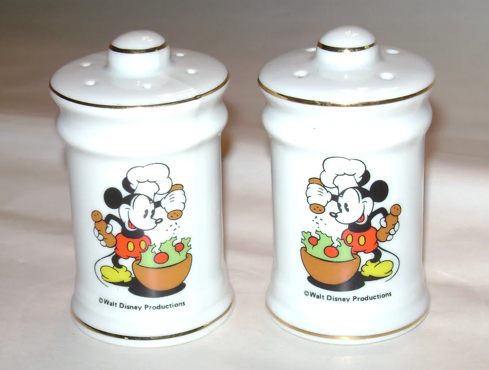 Disney Salt And Pepper Shakers