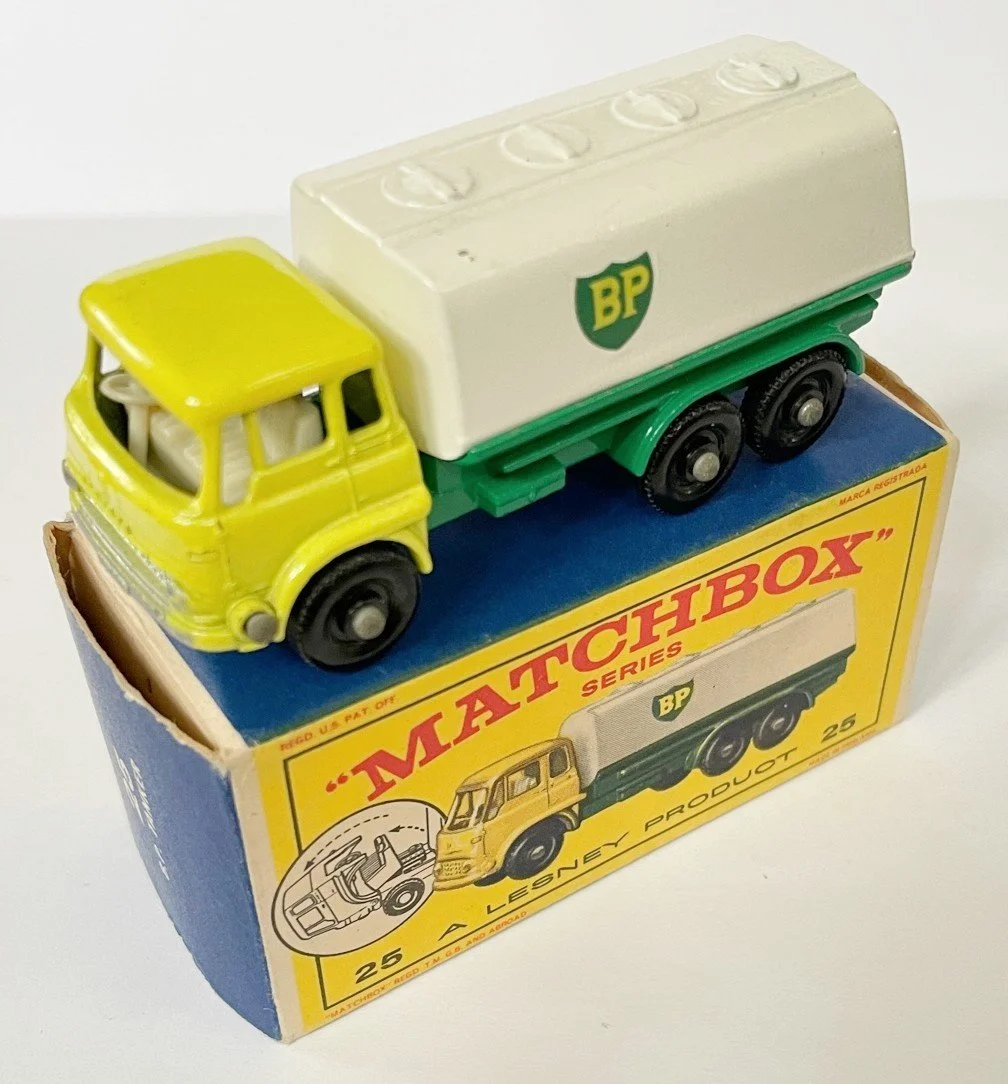 Boxed Matchbox 25C3 BP Tanker — Tobias Toys & Trains