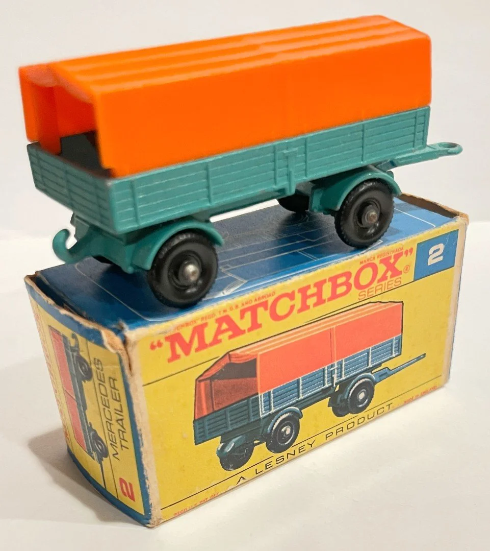 Boxed Matchbox 2A1 Mercedes Trailer — Tobias Toys & Trains