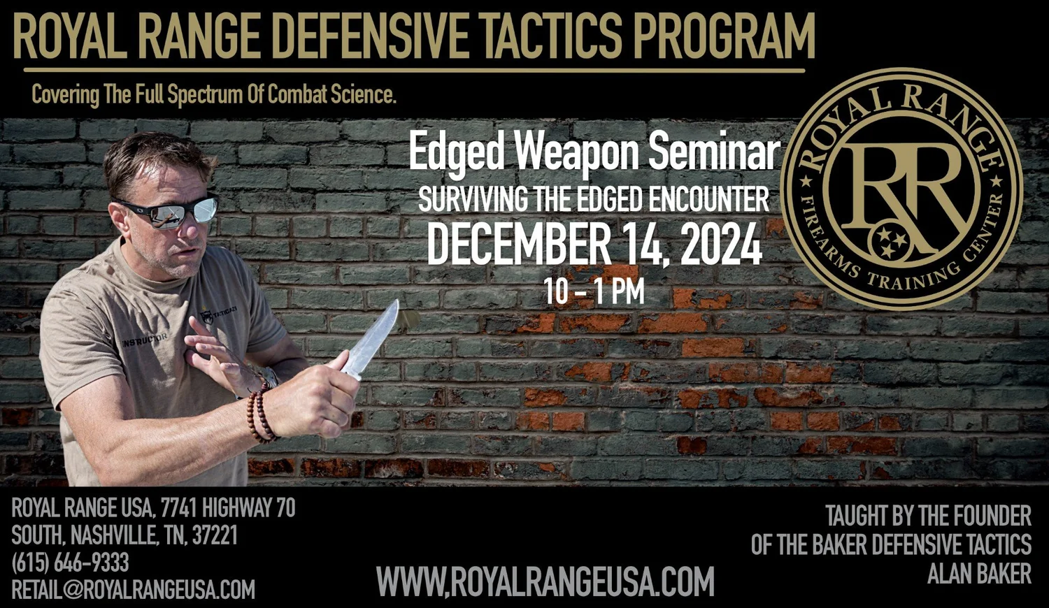 DEFENSIVE TACTICS — ROYAL RANGE USA