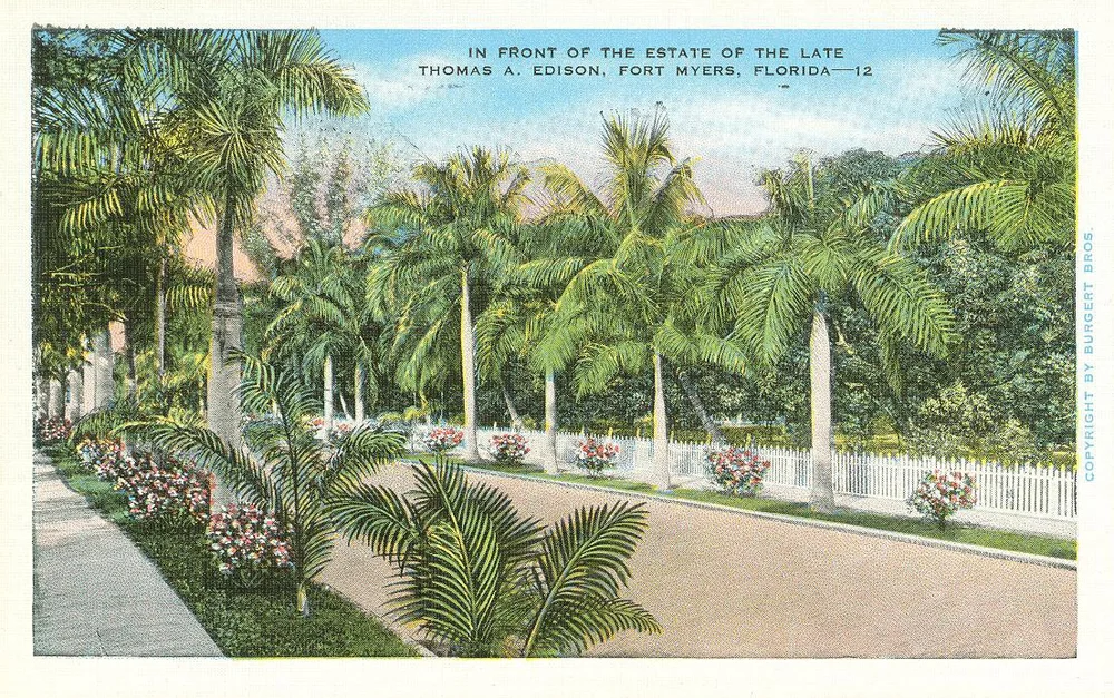 Postcards from the Past — Edison Park Fort Myers FL
