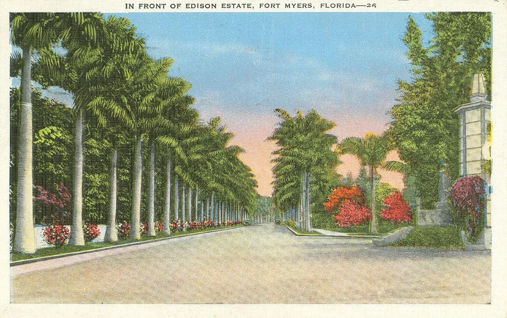 Postcards from the Past — Edison Park Fort Myers FL