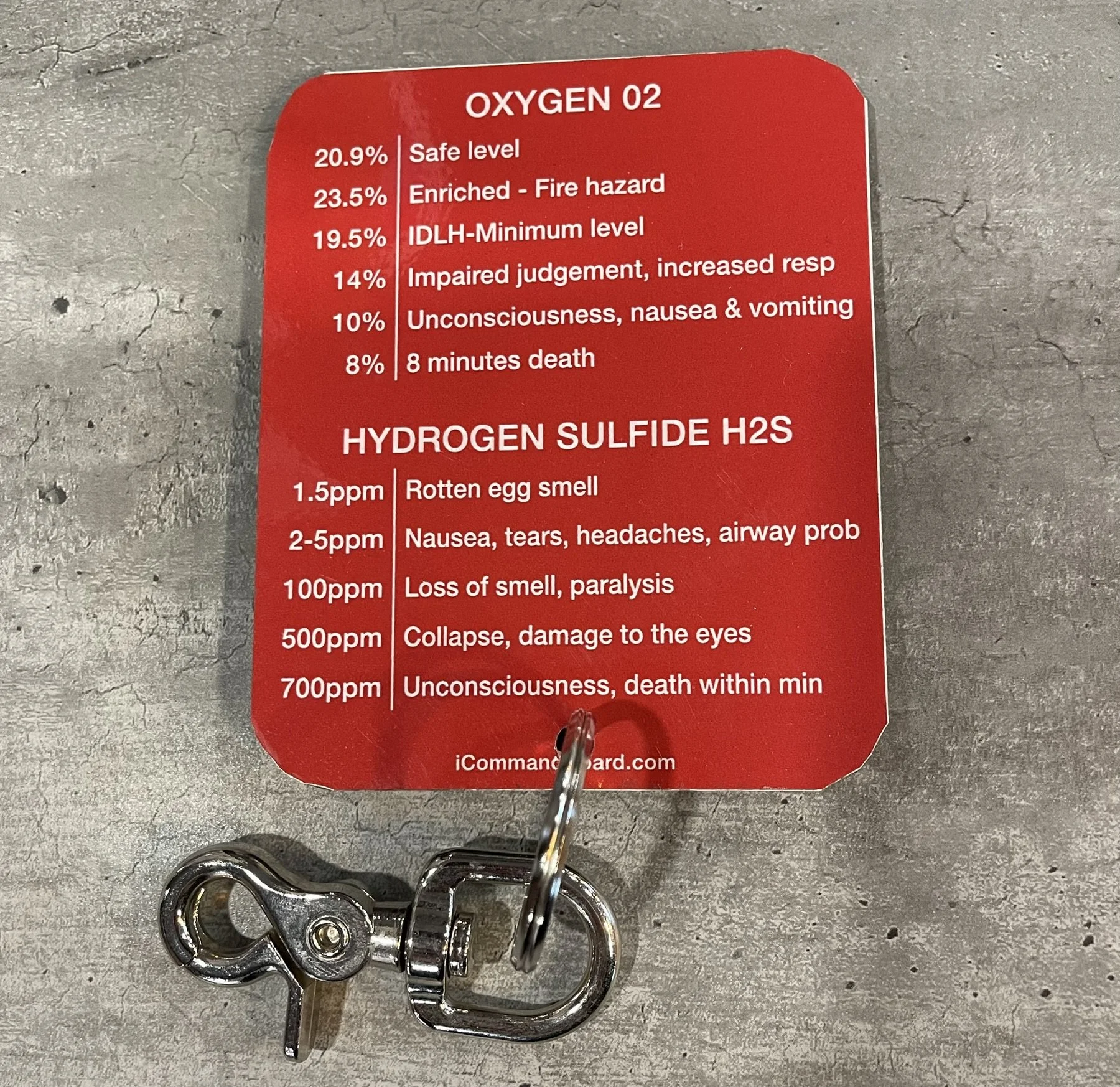 Four Gas Meter Card — Proliner Rescue