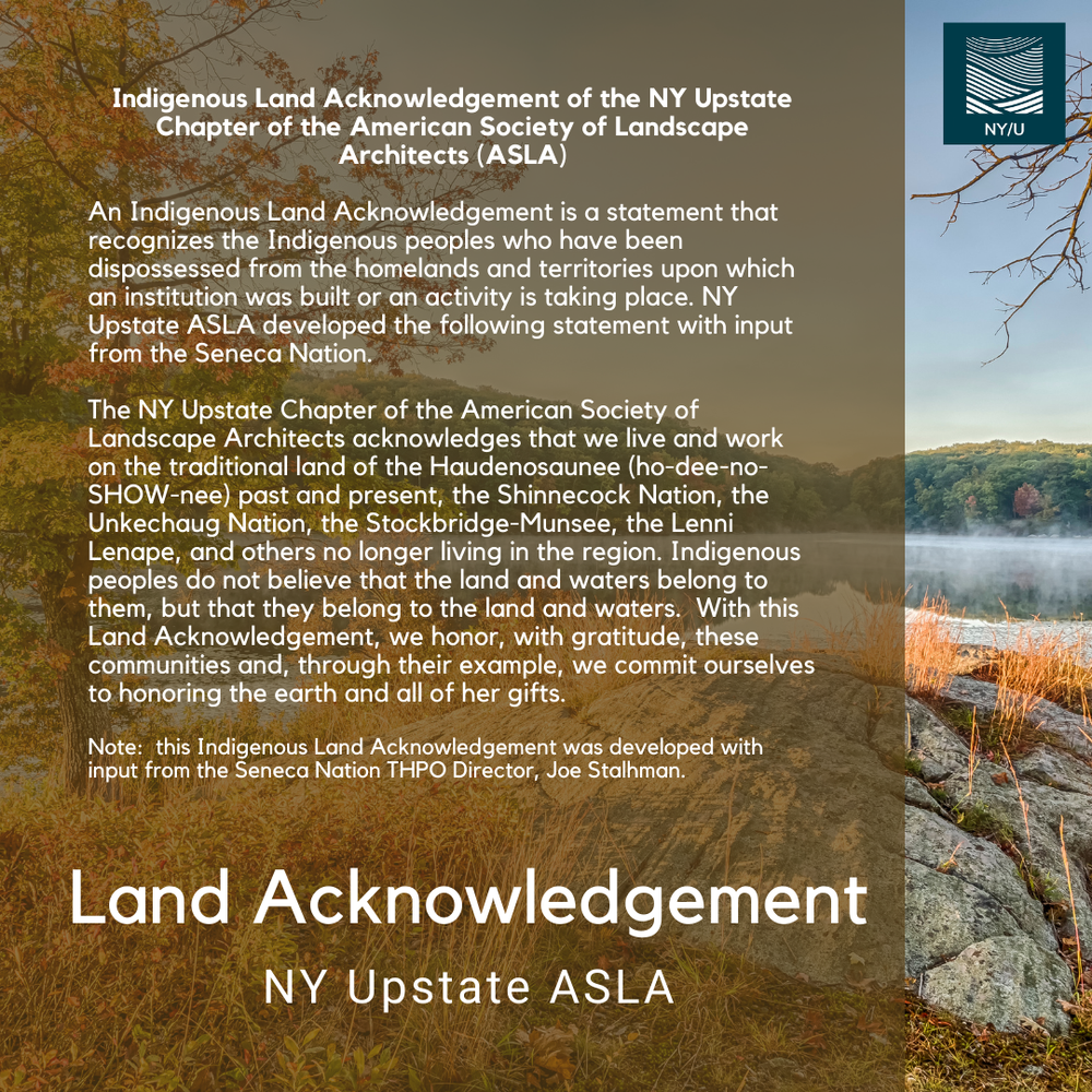 Indigenous Land Acknowledgement — New York Upstate Chapter of the ...