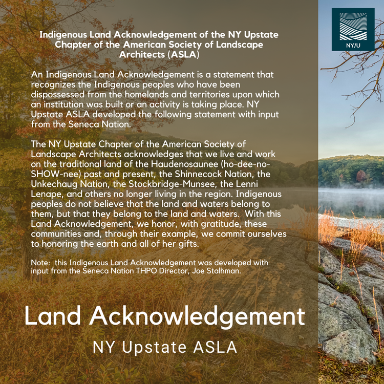 Indigenous Land Acknowledgement — New York Upstate Chapter of the ...