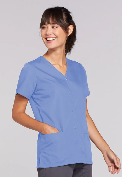 Snap Front Uniform Tops