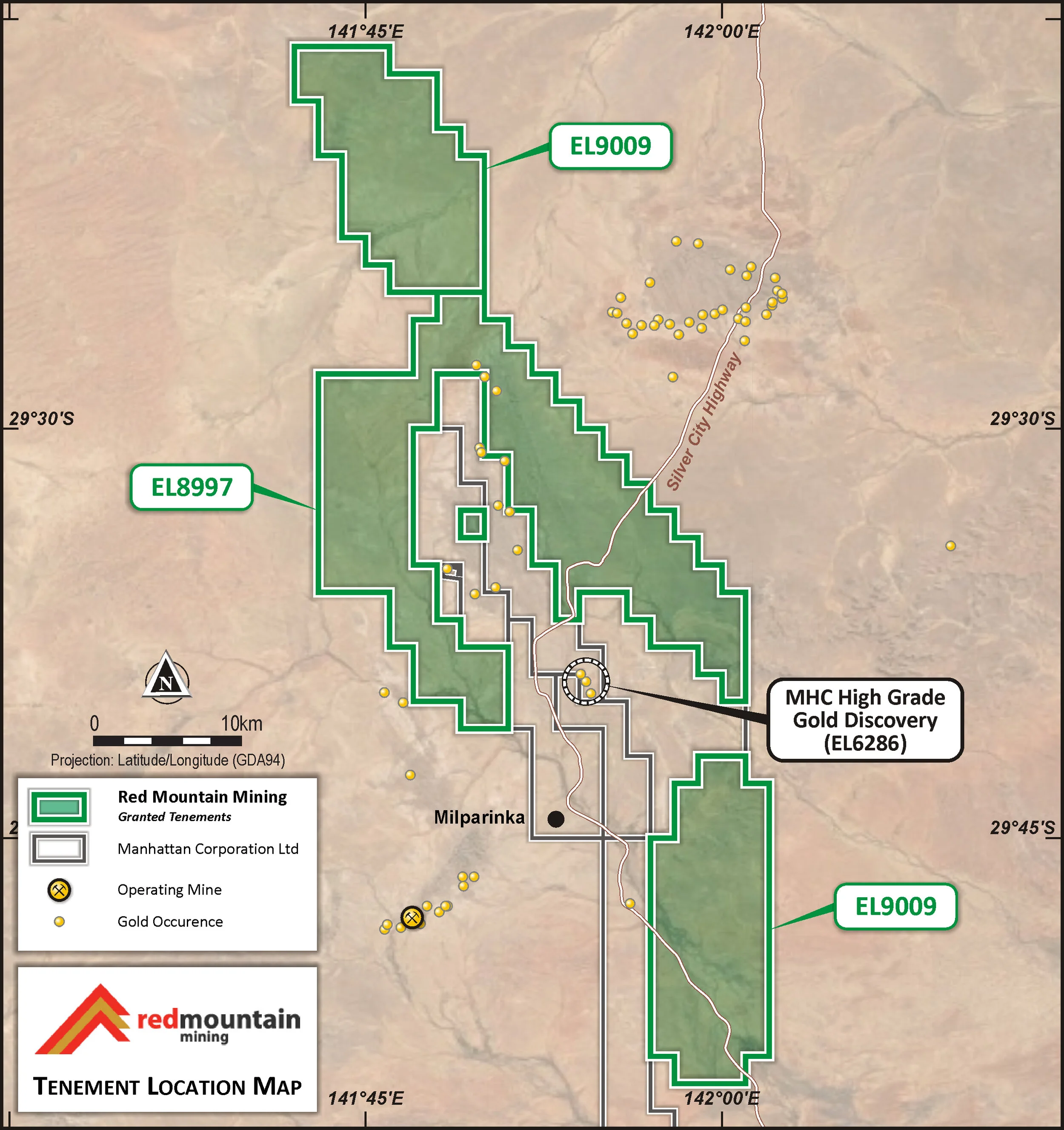 PROJECTS — RED MOUNTAIN MINING