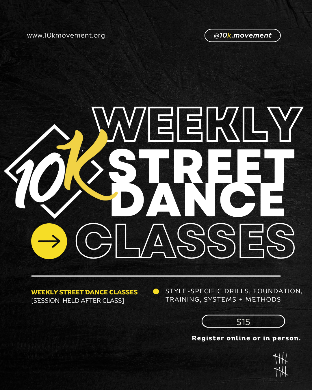 Classes — 10K MOVEMENT