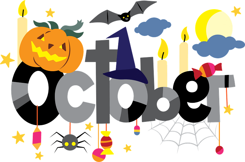 October 2022 Clip Art