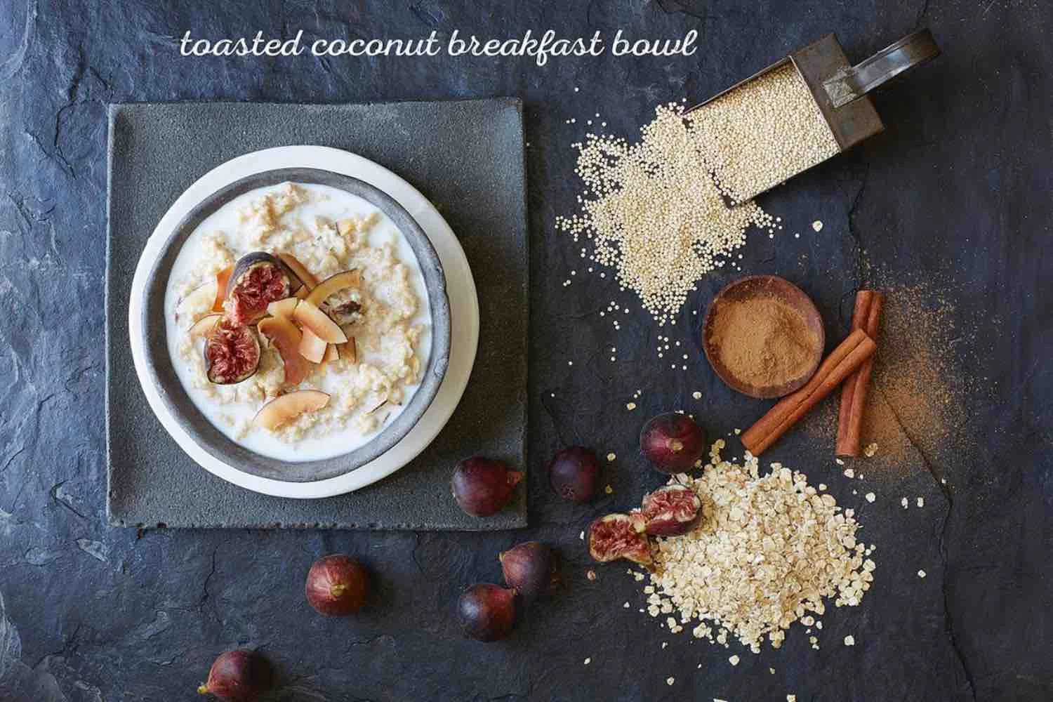 TOASTED COCONUT BREAKFAST BOWL — Lisa Clark - Food Stylist, Cape Town