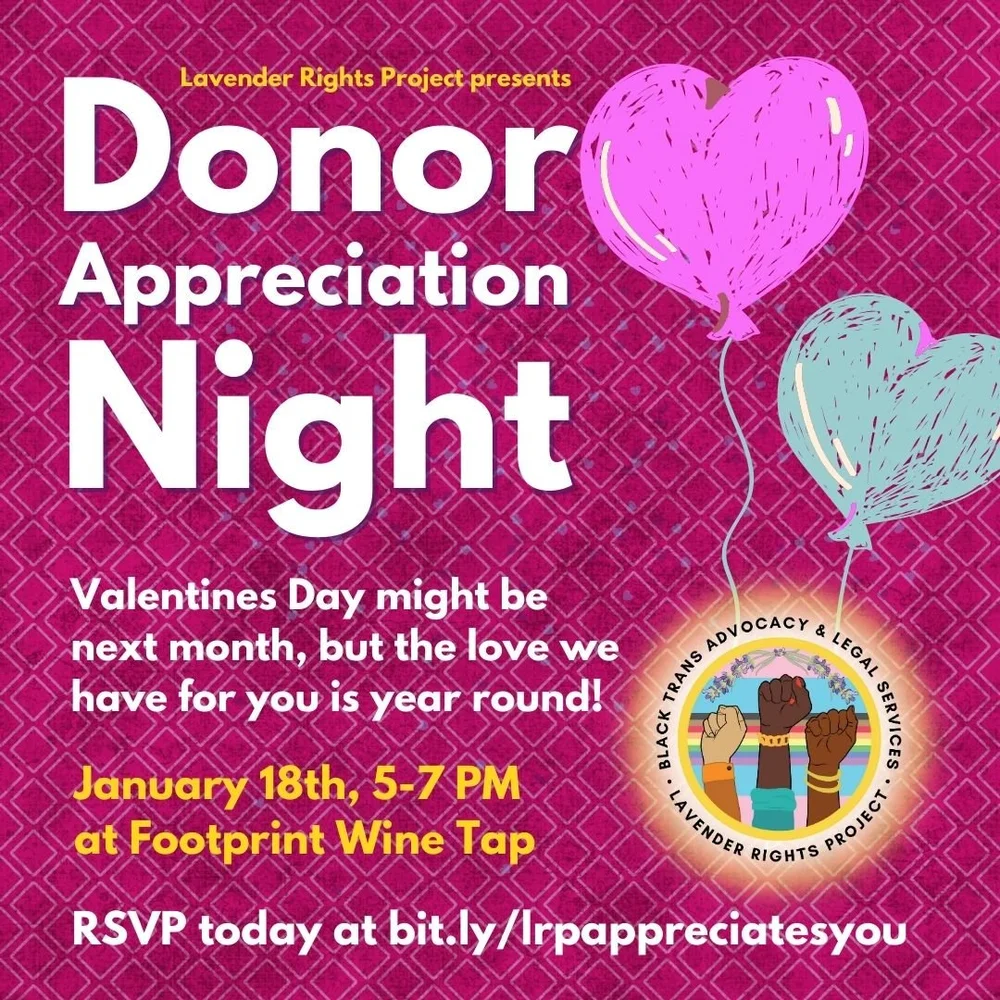 Join us for Donor Appreciation Night 2023! — Lavender Rights Project