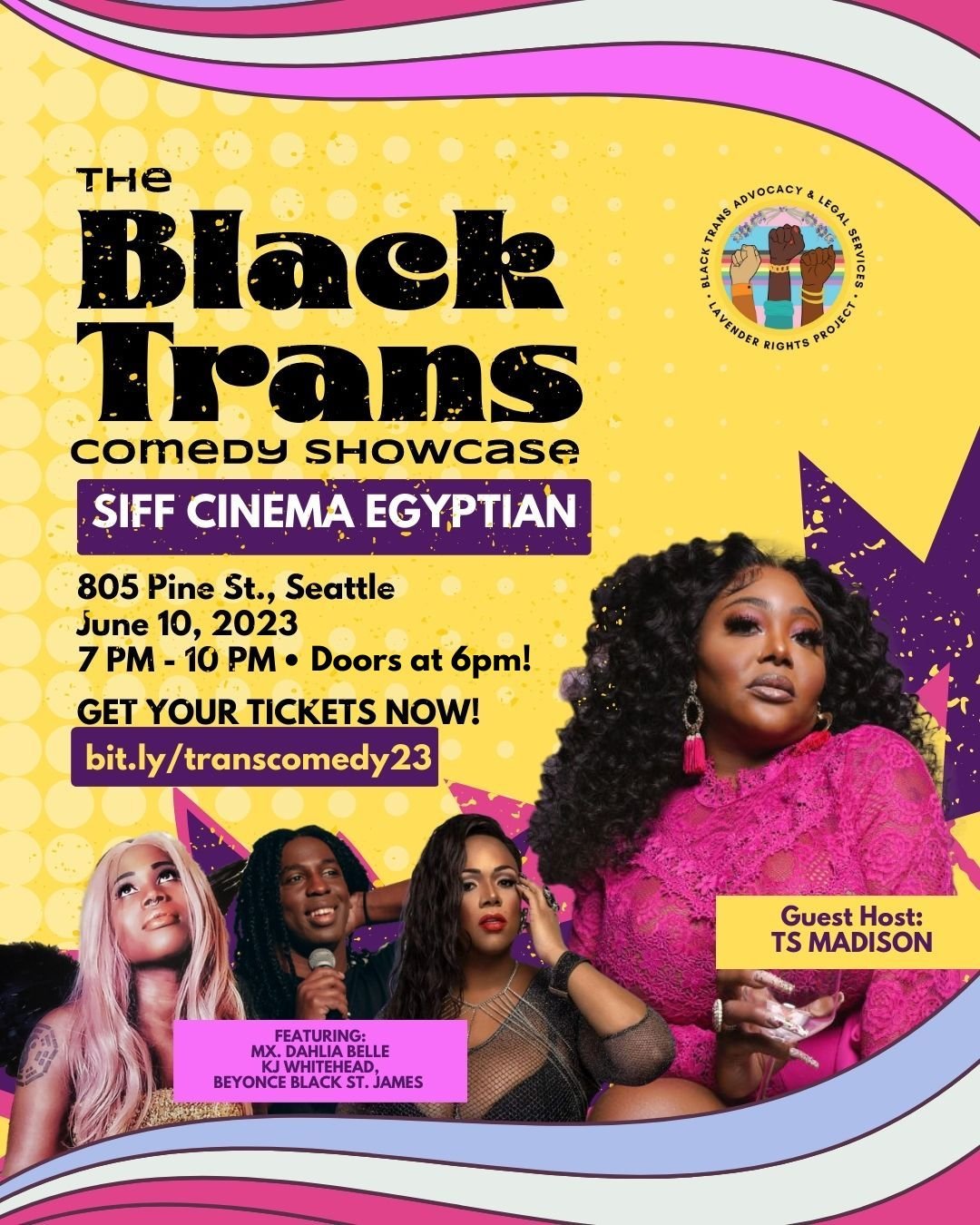 Black Trans Comedy Showcase 2023 — Lavender Rights Project