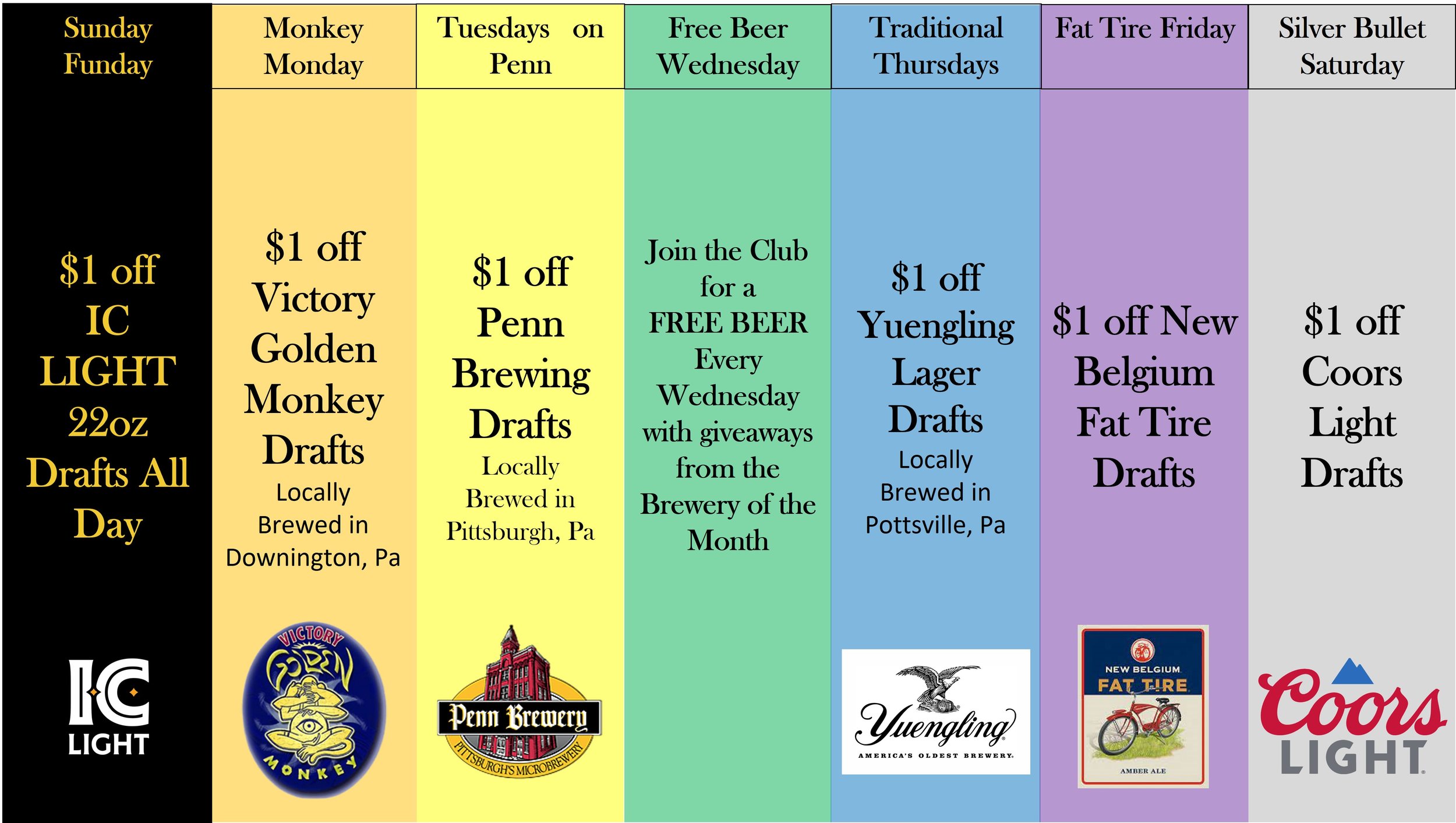 Drink Specials — Roland's Seafood Grill