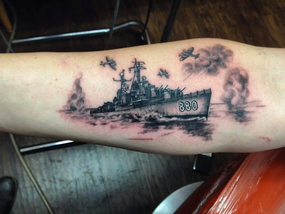 Navy Ship Tattoos