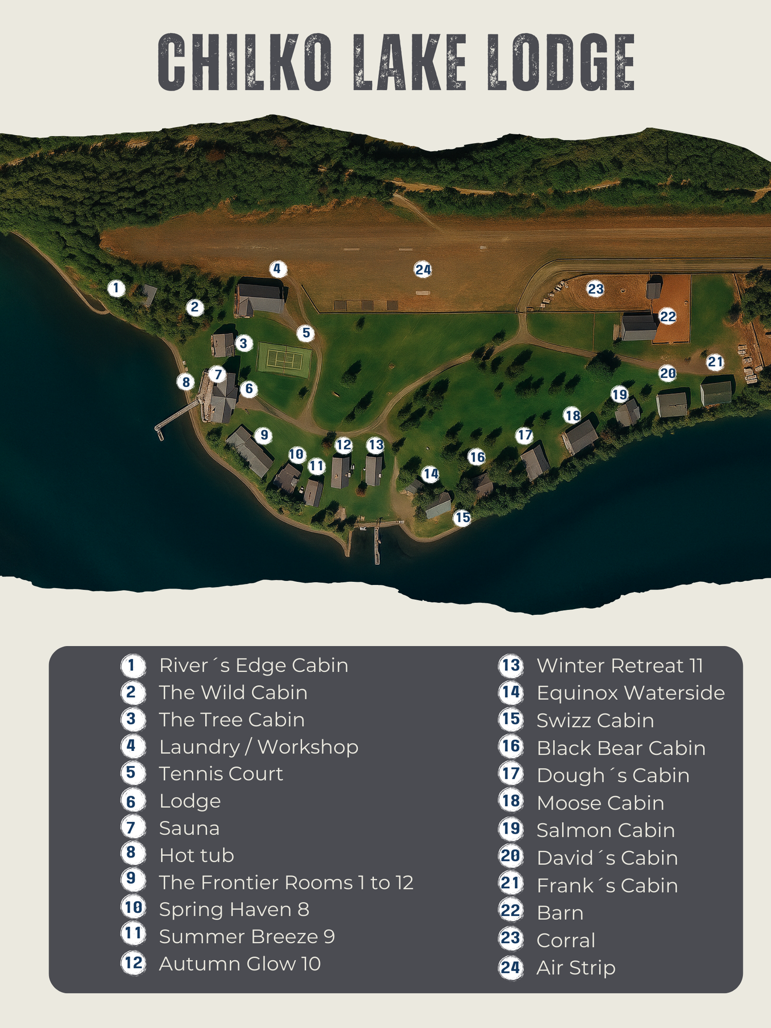 Accommodations — Chilko Lake Lodge