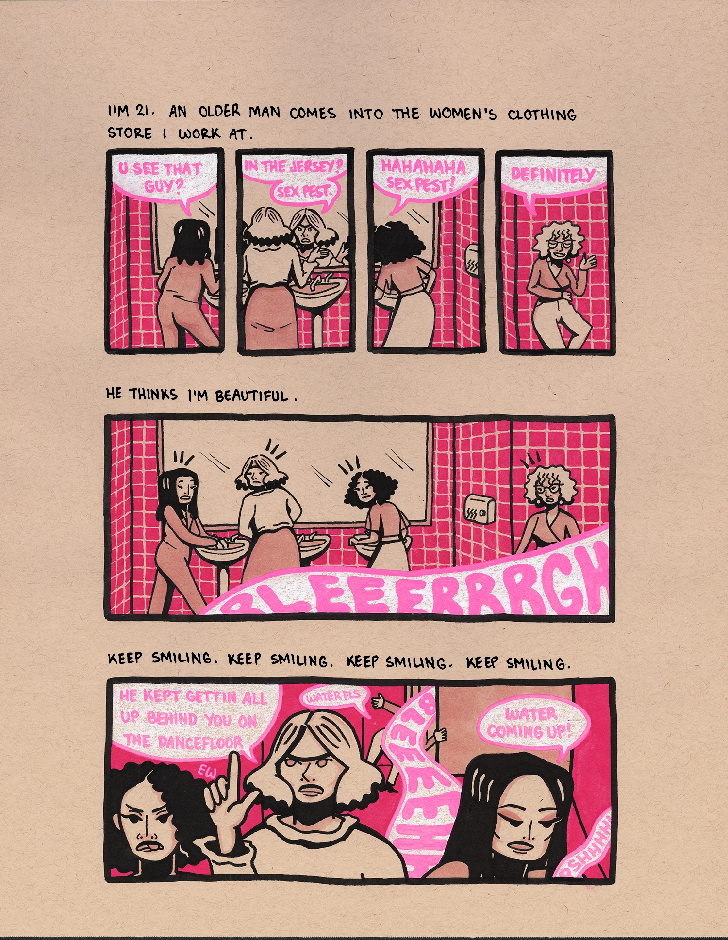 Locker Room Talk Comic — Claudia Chinyere Akole
