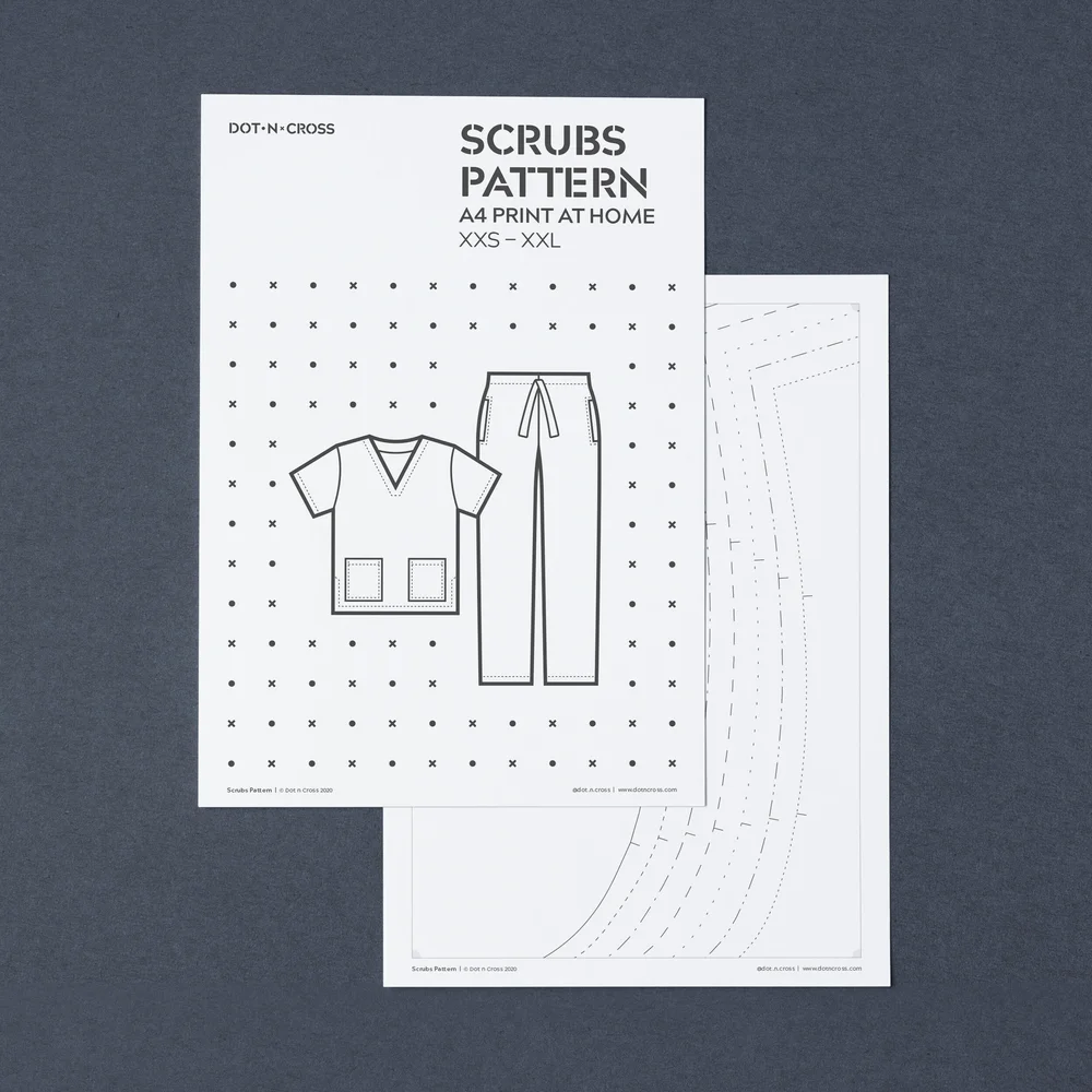 Free Printable Scrubs Pattern: Free Scrub Patterns – ZYKNPS