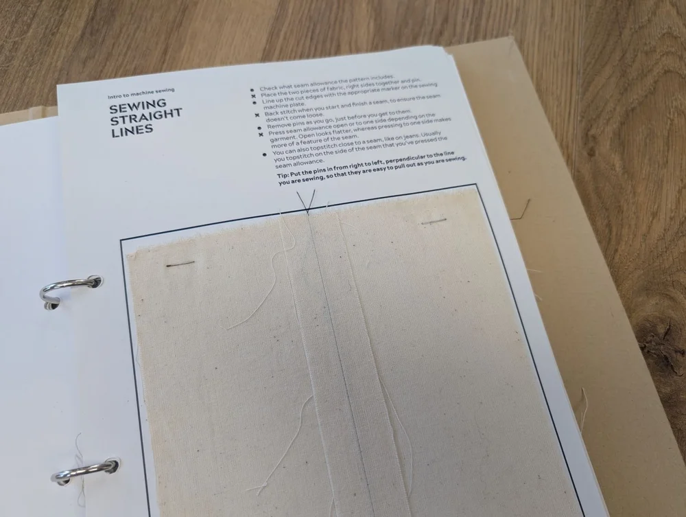 BEGINNERS INTRO TO MACHINE SEWING — Dot n Cross | Sewing and Pattern ...