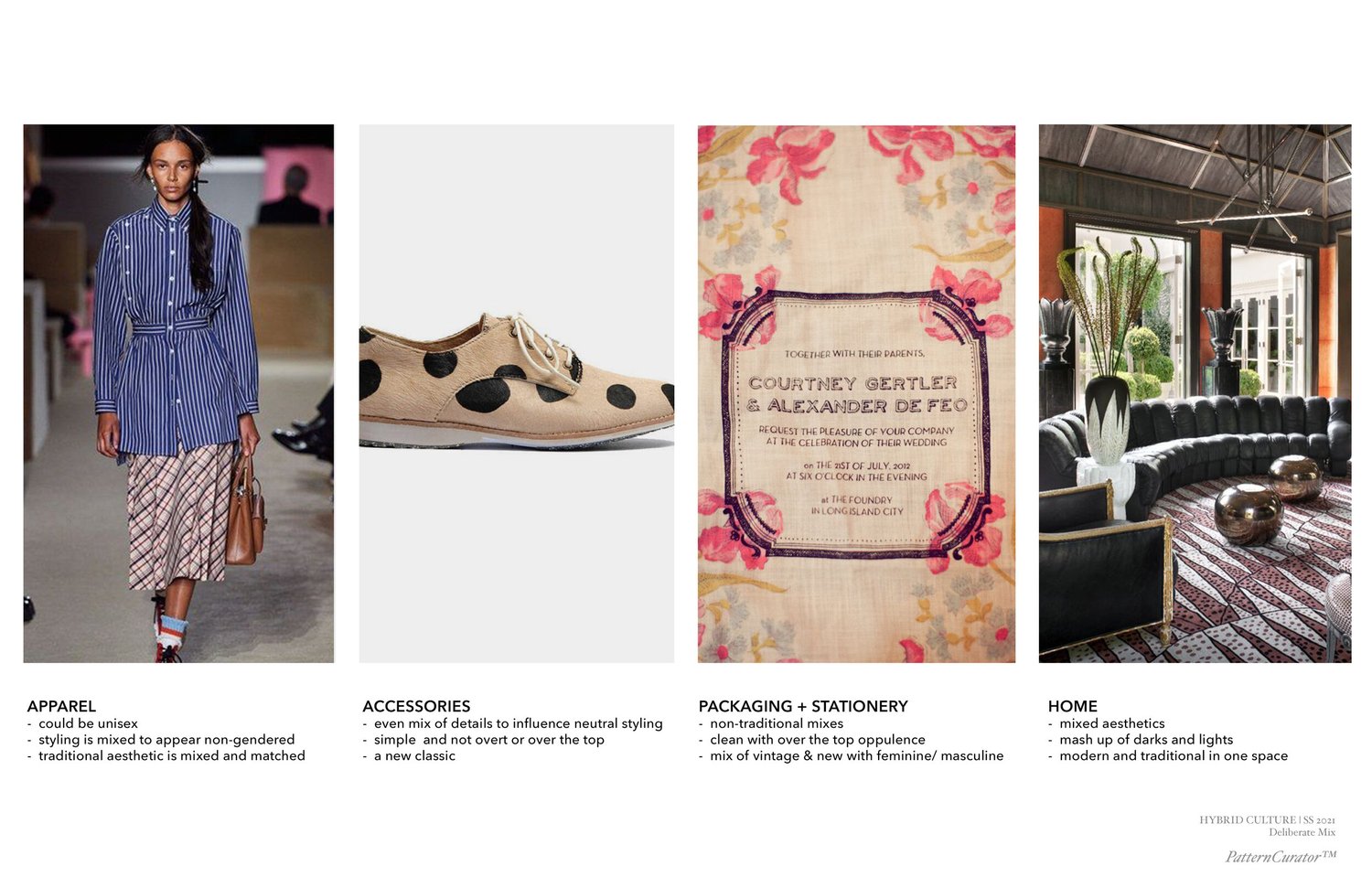 Pattern Curator Trend Service DELIBERATE MIX