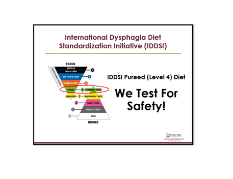 IDDSI Training Program for Food Service Workers — Roche Dietitians