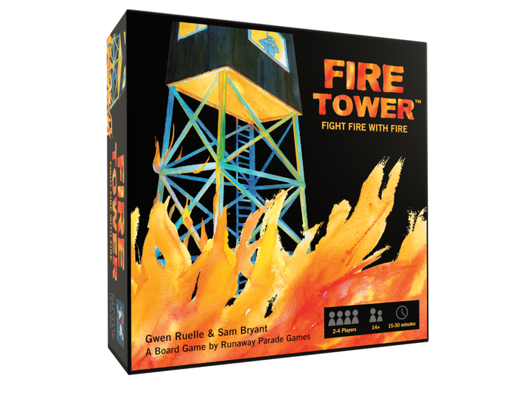 Deluxe Fire Tower Board Game and Rising Flames Expansions: All In Combo ...
